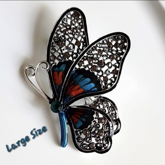 Boho Gypsy Sisters | Jewelry | Multi Dimension Extra Large Butterfly ...